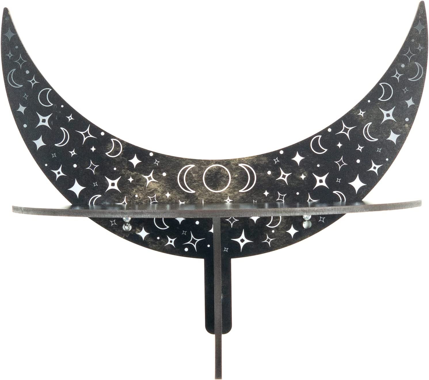 Standish House Handmade 3 Moon Shelf for Stones and Crystal Display ...