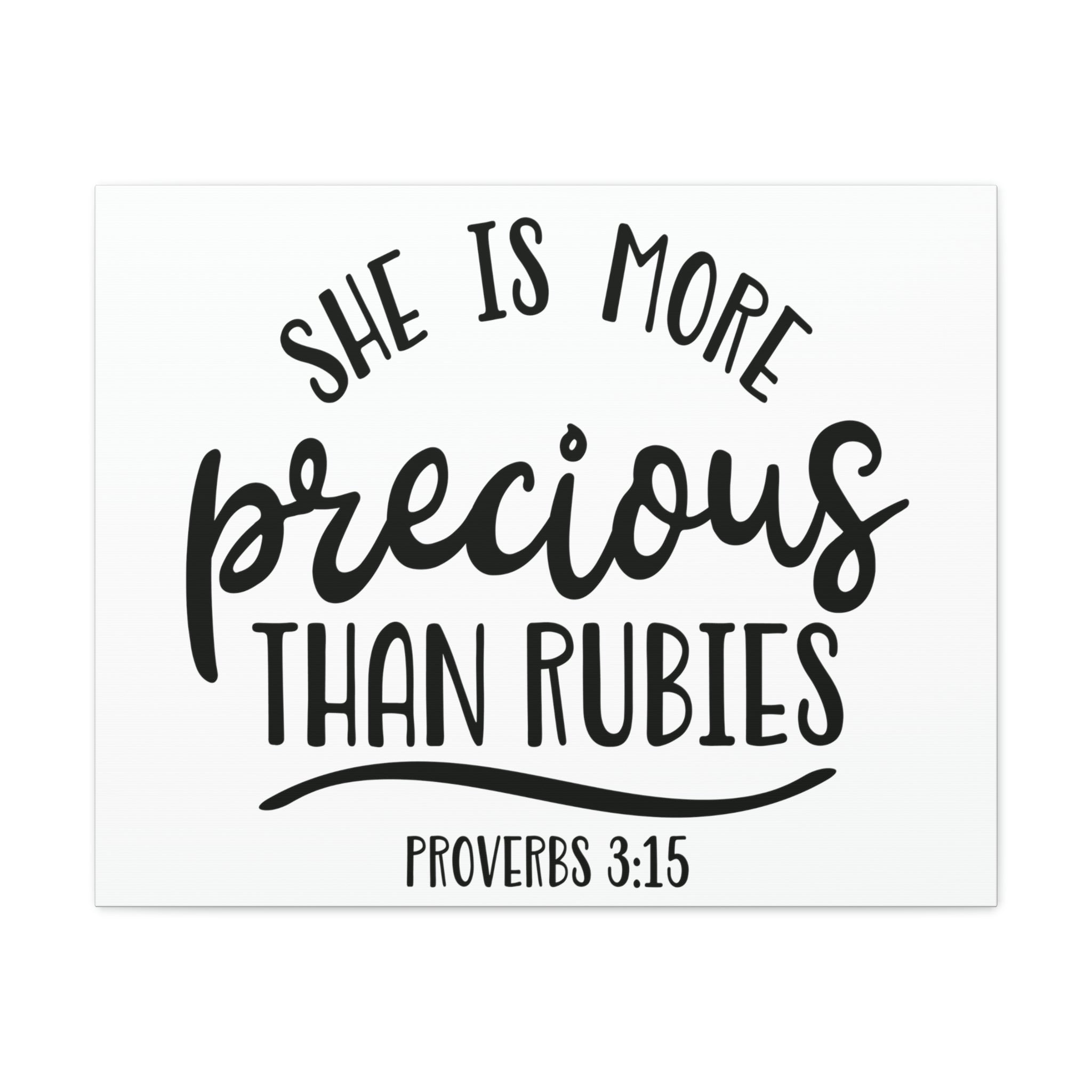 Scripture Walls Precious Than Rubies Proverbs 3:15 Cursive Christian ...