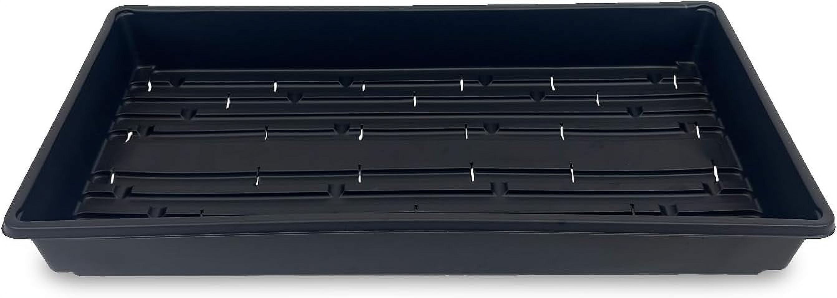 Growing Trays with Drainage Holes, Color: Black, Size: 20" x 10", Great ...