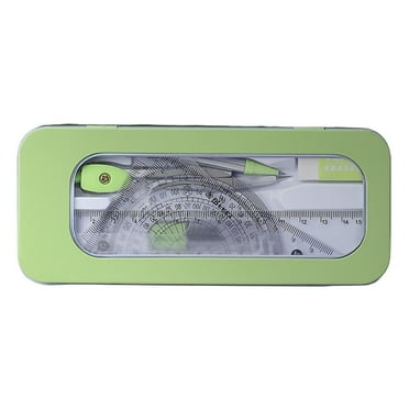 Waremew 8 Pcs Compass/Math Set for Students with Shatterproof Storage ...