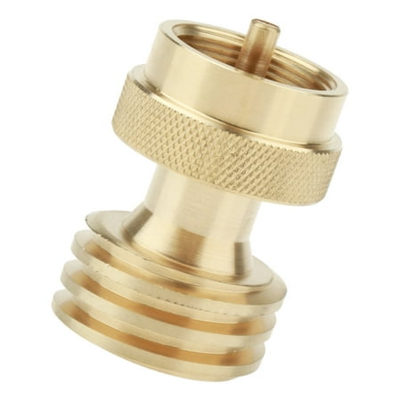 Propane adapter for disposable cylinders, one pound cylinder brass ...