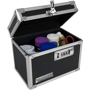 Vaultz Locking Storage Box 19.5 x 7 x 13.5 inches Black (VZ00323 ...