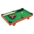 BAOSITY Kids Pool Table Set Desktop Snooker Portable 2 Billiard Cues ...
