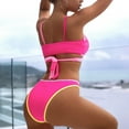Gubotare Plus Size Swimsuit For Women Women Trendy Bikini Set Two Piece