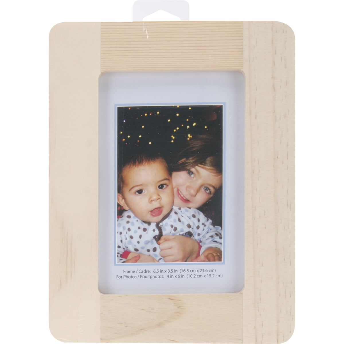 Natural Pine Photo Frame 6.5 Inch X 8.5 Inch - Walmart.com