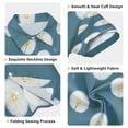 BZSMCE Short-Sleeve Button-Down Shirt Summer White Dandelion Flowers ...