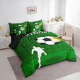 Feelyou Cartoon Initial S Letter King Bedding for Boys, Modern Football ...