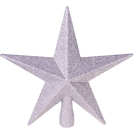 Silver Star Christmas Tree Topper by | Festive Christmas Decor ...