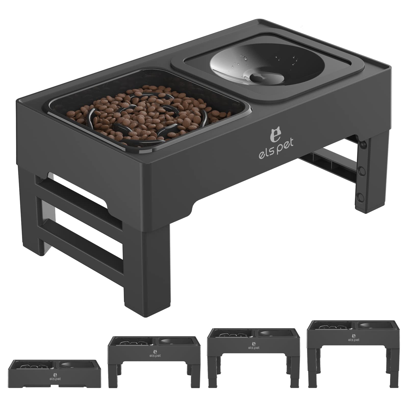 Click here for Els Pet Elevated Dog Bowls  Adjustable Raised Dog... prices