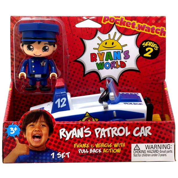 Ryan's World Patrol Car - Vehicle with Figure - Walmart.com