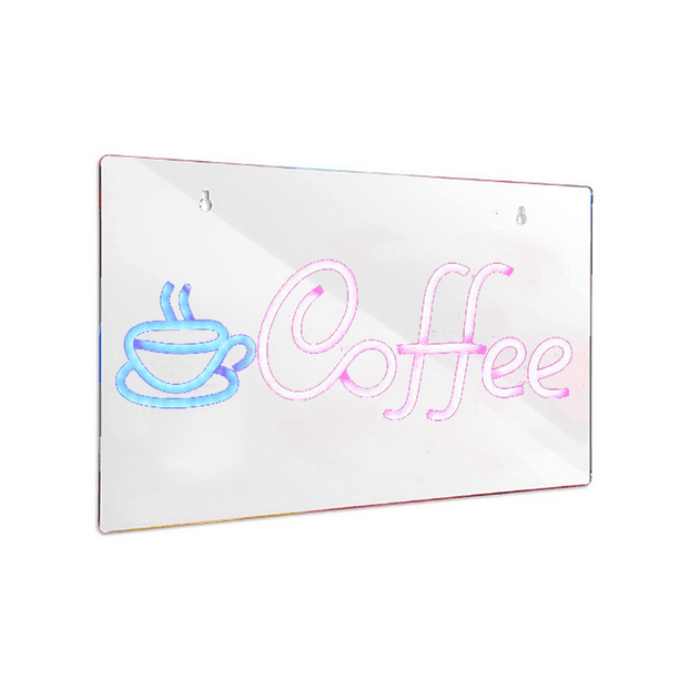 Qtmnekly Coffee Neon Sign USB Powered Coffee Sign LED Camping Light LED ...