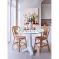 Black White Checkered Round Fitted Tablecloth with Elastic Edge, Modern ...