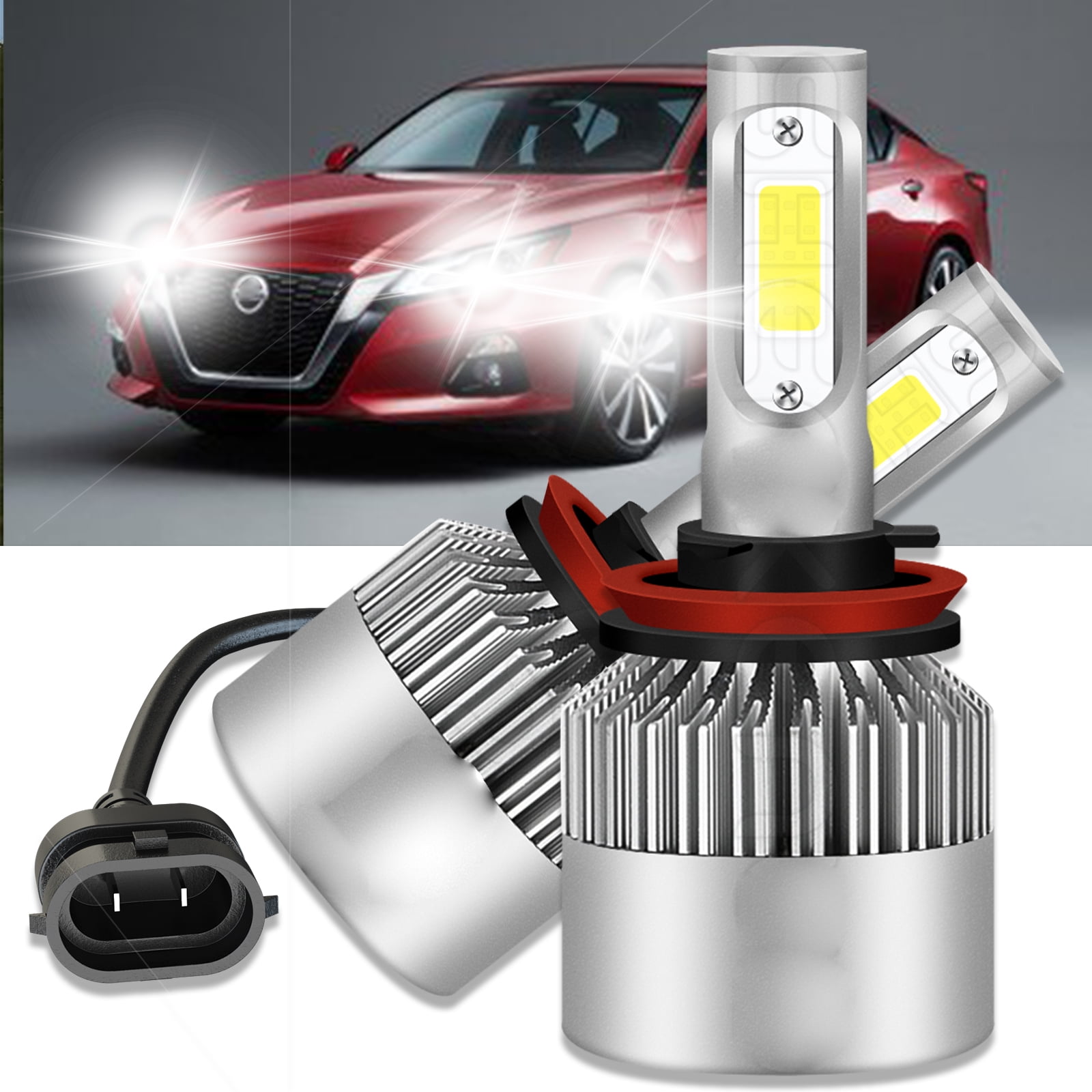 BMZONCC For 2007-2018 Nissan Altima LED Headlight Bulbs High/low Beam ...