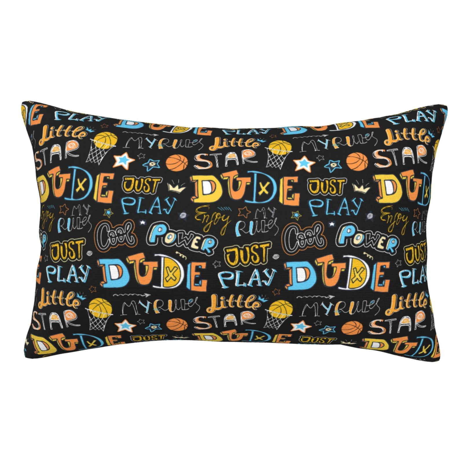 Click here for Saiise Basketball Print Rectangle Pillow Covers  T... prices