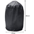 BBQ Grill Cover 22.8" Dia x 31.4" H Waterproof Dustproof Oven ...