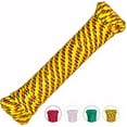 steadmax 100 ft Diamond Braided Poly Rope 1/4 inch Heavy Duty Utility ...