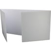 Blue Premium Corrugated Plastic Study Carrels - Pack Of 24 - Walmart.com