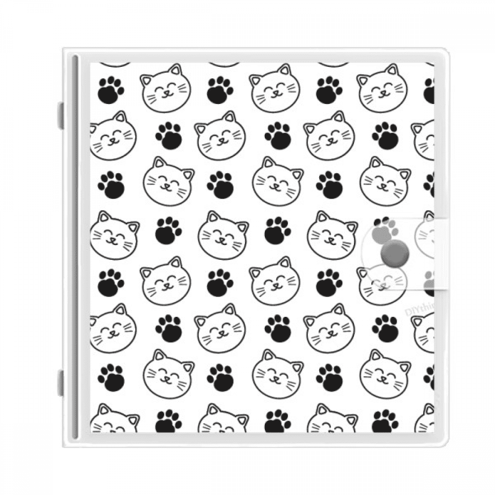 Paw Print Sling Cat Protect Animal Pet Lover Photo Album Wallet Wedding ...