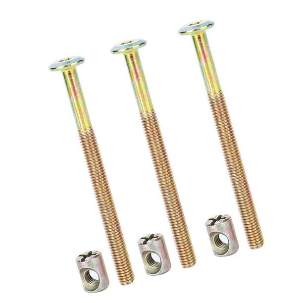 Juego De Tuercas Cilíndricas Para Pernos Para Muebles M6, 10 Sujetadores De Acero Al Carbono ...