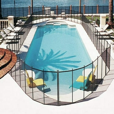 Vinyl Works Base Kit B - 24" Resin Above Ground Pool Fence Kit, 3 ...