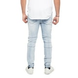 Victorious Men's Slim Fit Biker Denim Jogger Jeans JG873 - Light Indigo - 2XL - Walmart.com