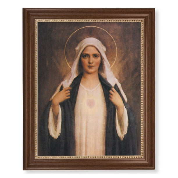 Immaculate Heart of Mary Picture Framed Wall Art Decor, Extra Large ...