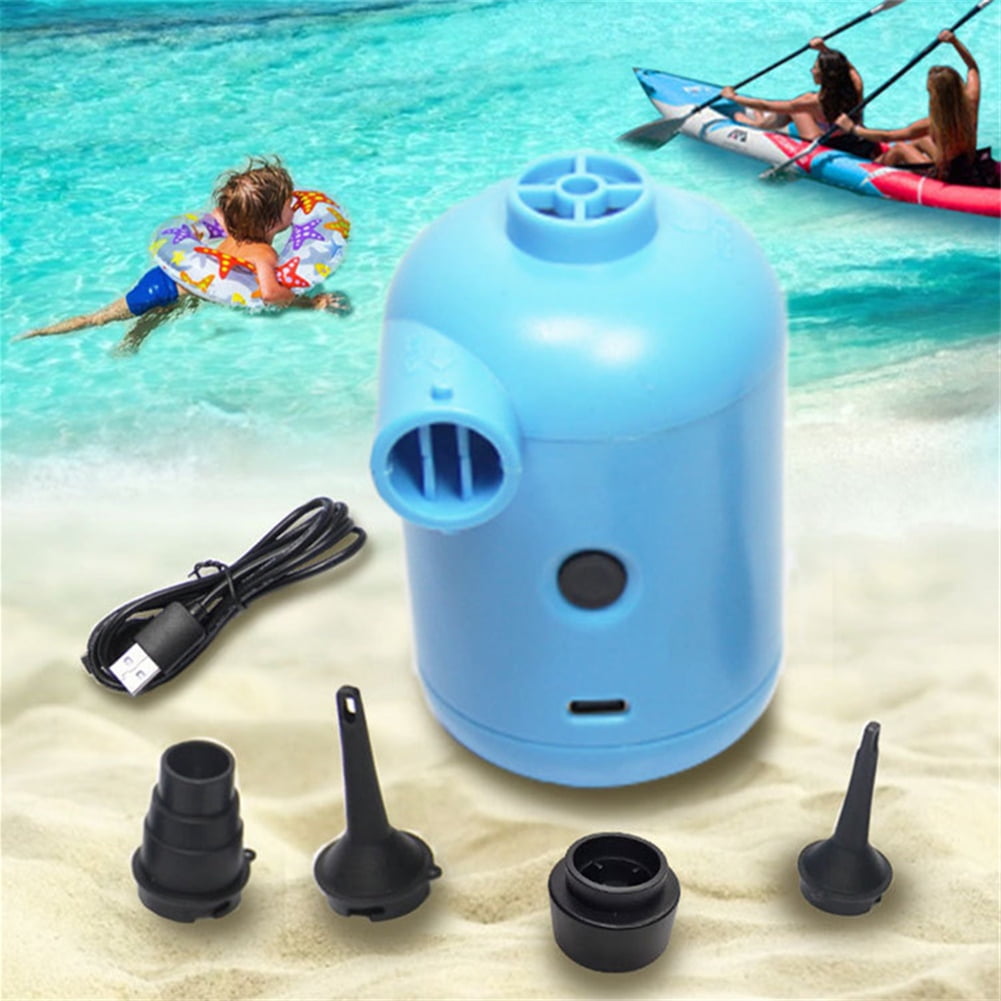 Usb Electric Air Pump Portable Mini Air Pump With 4 Nozzles For ...