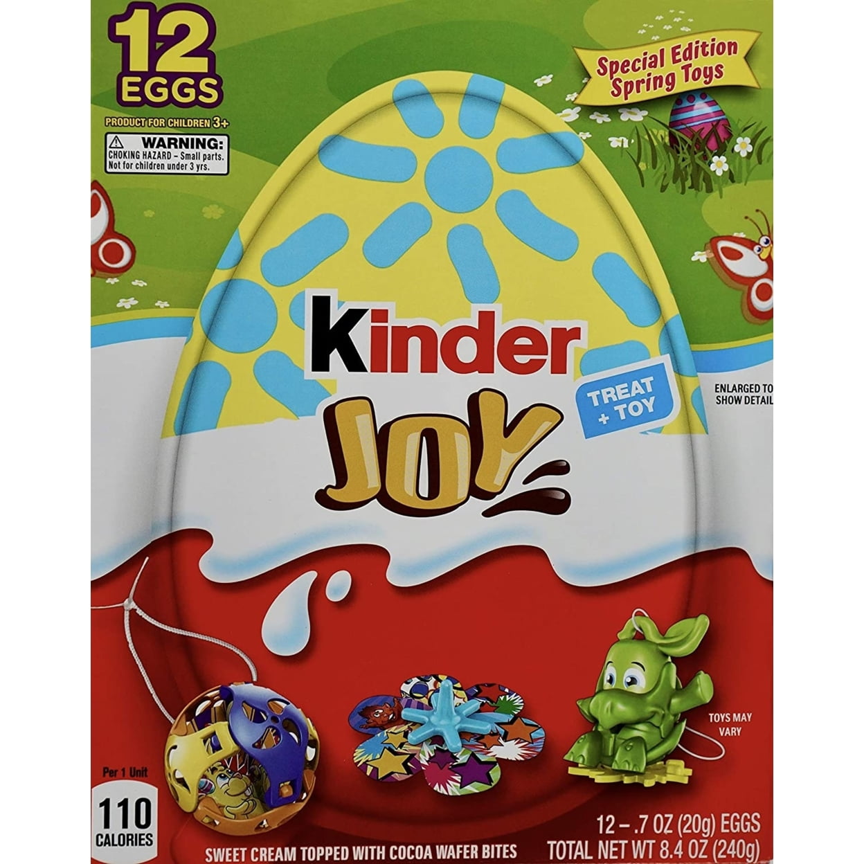 Kinder Joy Spring Treats & Toys Assortment, 0.7 Ounce (Pack of 12 ...