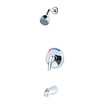 Mixet Tub/Shower Trim Kit Acrylic Handle Brushed Nickel - Walmart.com