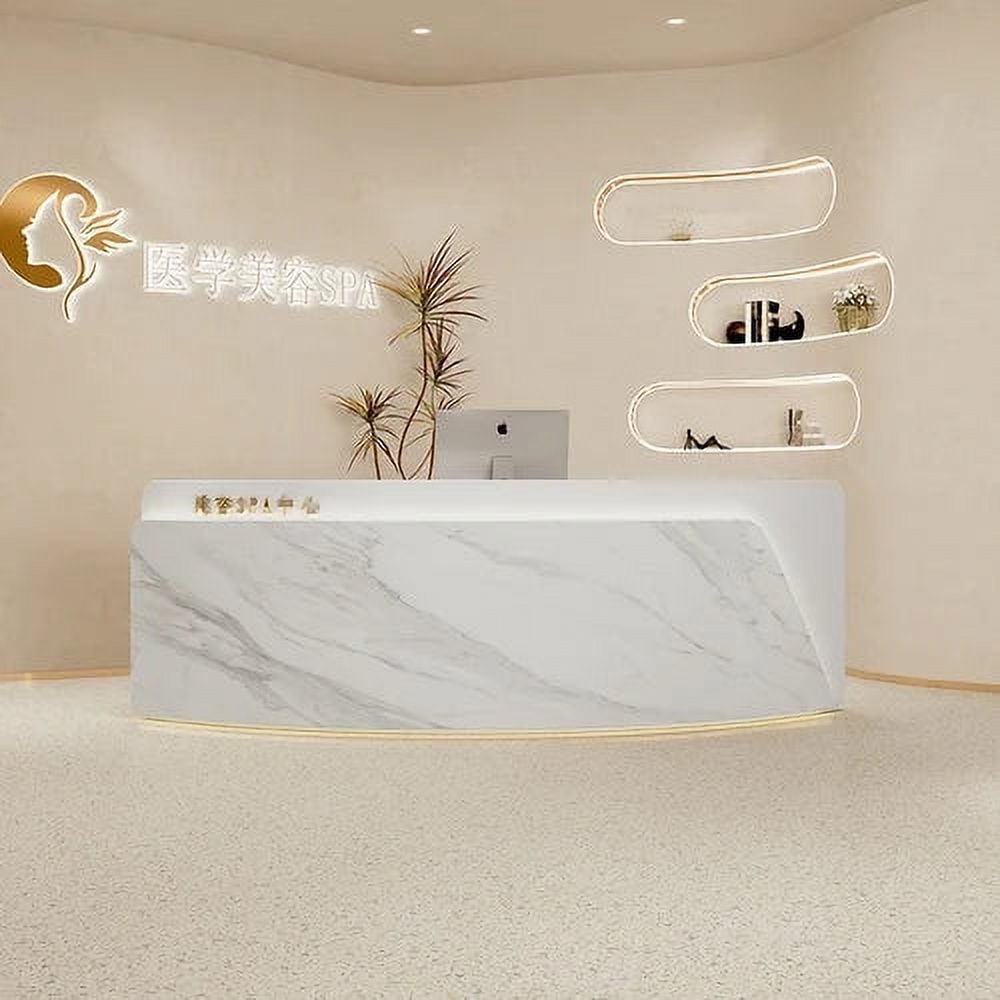 Beauty Cashier Reception Desk Office Front Retail Shop Executive ...