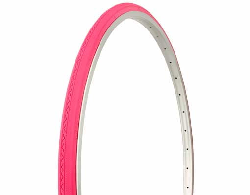 Tire Duro 27" x 1" Pink/Pink Side Wall HF-156B. Bicycle tire, bike tire ...