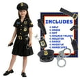 Syncfun Police Officer Girl Cop Costume Outfit Set for Halloween Dress ...