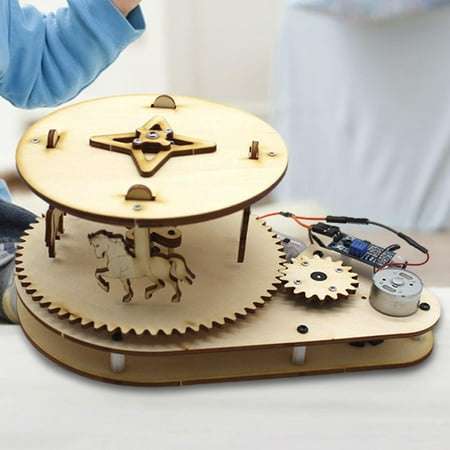 Carousel Science Toy Kits Experiment Wooden Exploration Skills ...