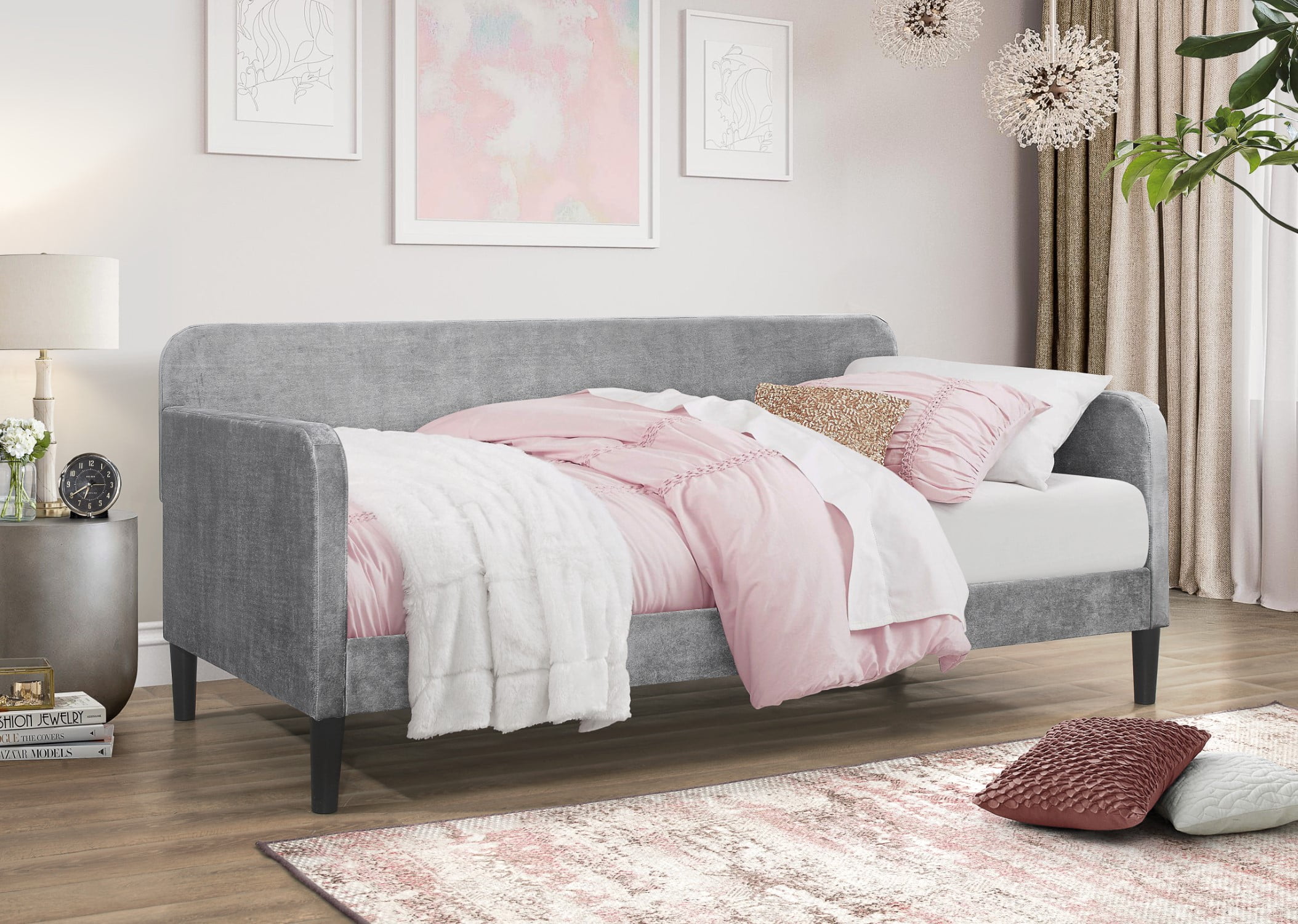 HMD Savannah Daybed, Silver Gray - Walmart.com