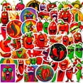 50-Pack Funny Chili Pepper Stickers - Hot-Selling DIY Decorative Decals ...
