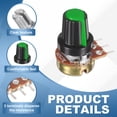 Uxcell 5 Set WH148 250K Potentiometer Kit, Ohm Variable Resistor Linear ...