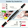 172-Piece Dual Tip Art Marker Set – Fine & Chisel Tip Sketch Pens for ...