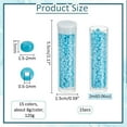 15 Colors Glass Seed Beads 1.5mm Round Mini Beads Opaque Spacer Bead ...