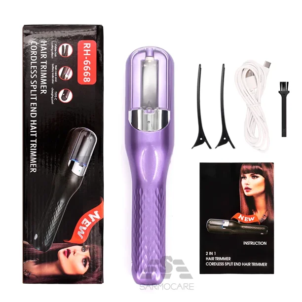 Women's split end trimmer, automatic split end remover, damaged hair ...
