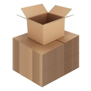 MEBRUDY 40 Pack 10x4x4 inches Brown Shipping Boxes Corrugated Cardboard ...