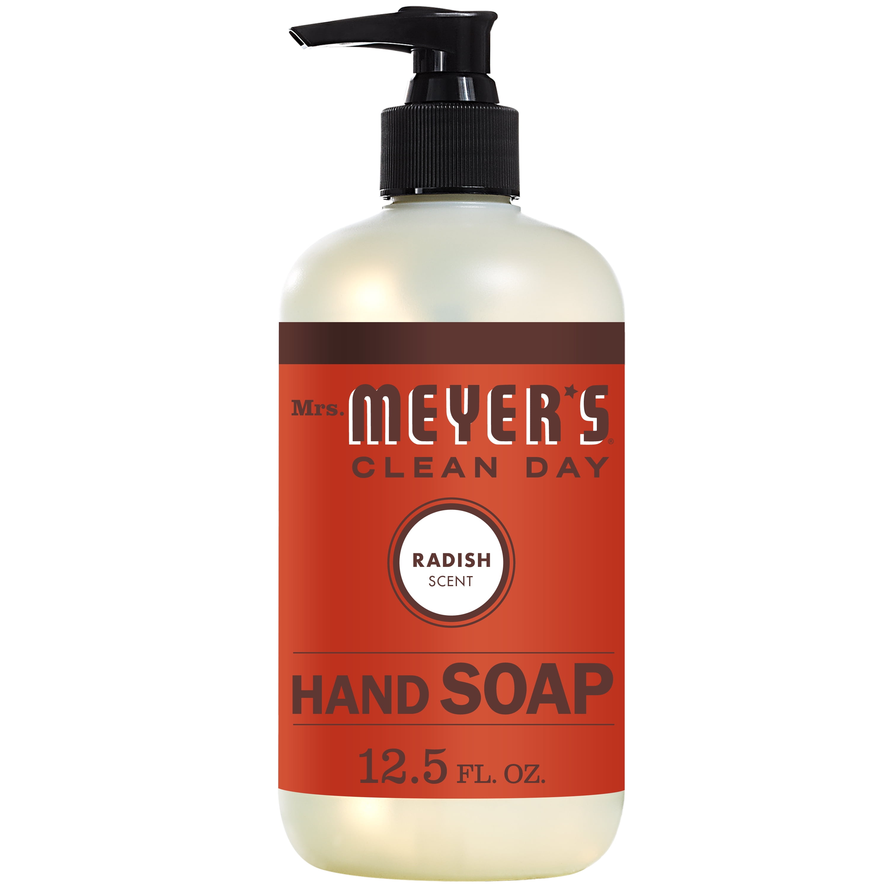 Mrs. Meyer's Clean Day Liquid Hand Soap, Radish Scent, 12.5 ounce ...