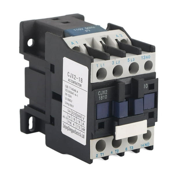 Contactor de CA 18A normalmente abierto alta sensibilidad fuerte ...