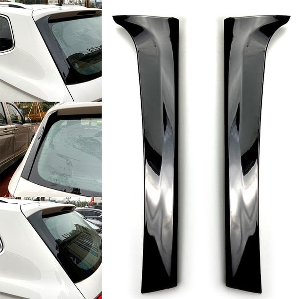 MYG 2pcs Car Rear Glass Side Spoiler Wings Canards Splitter for MK2 ...