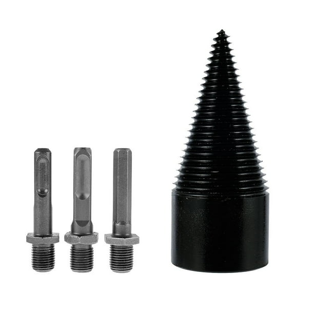 42 mm Wood Splitter Drill Screw Cone Step Drill Wood Cutter Firewood ...