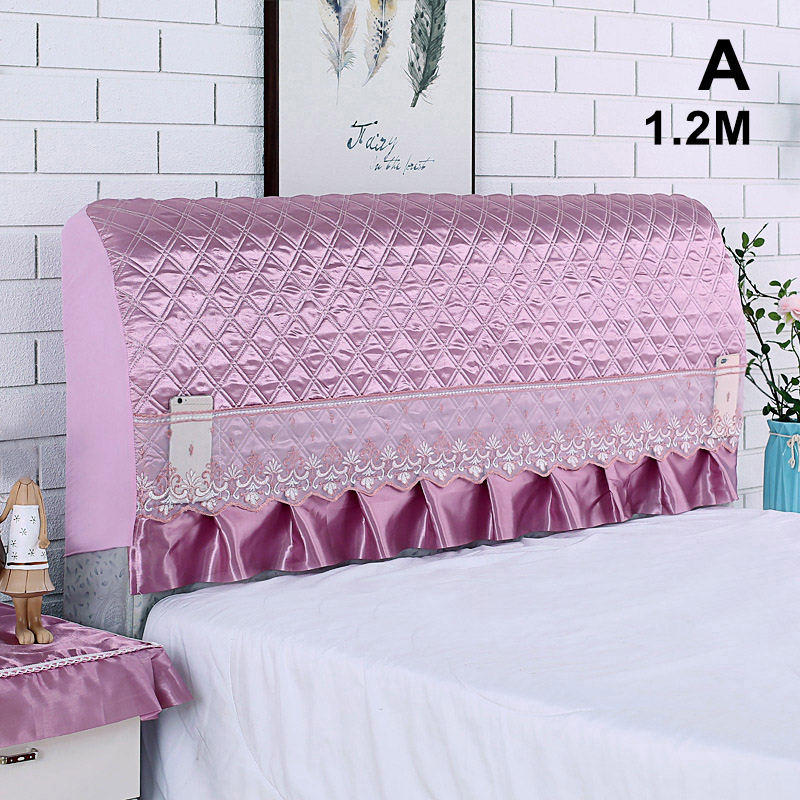 Stretchable Headboard Covers Dustproof Thickened Full Coverage Bed Head ...