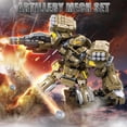 Artillery Mech Robot Transforming Building Blocks Set for Adults,City ...