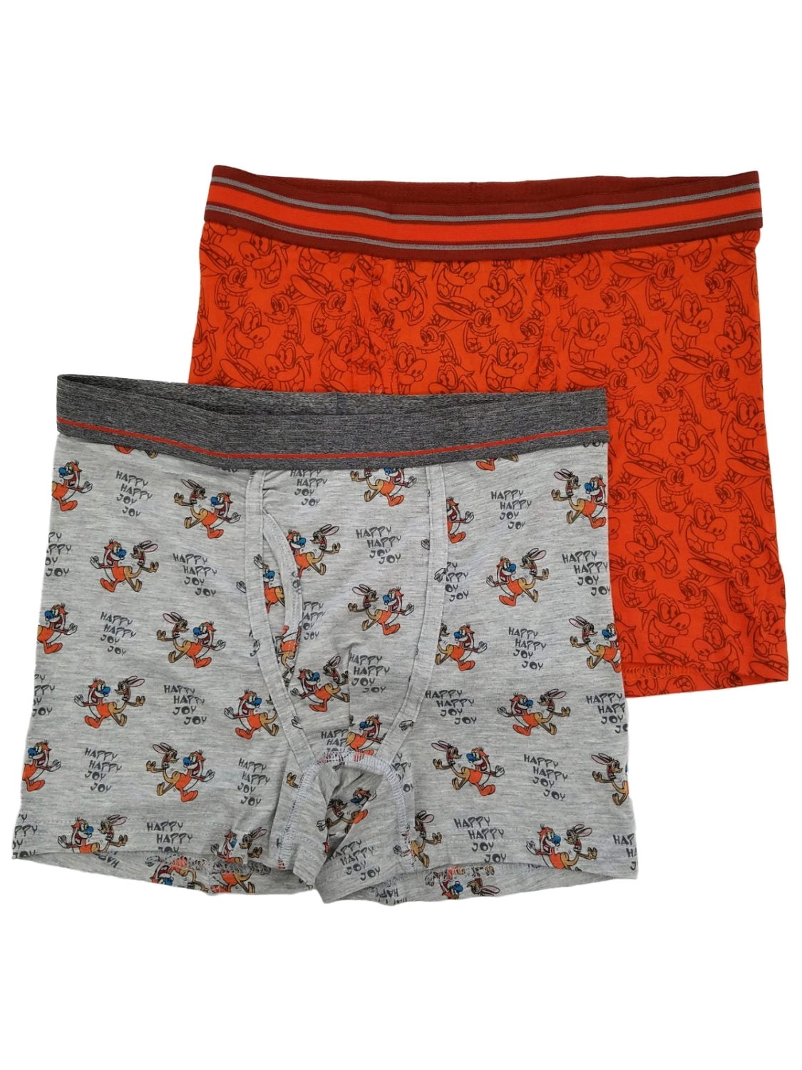Nickelodeon Mens 2-Pack Ren & Stimpy Nicktoons Underwear Boxer Briefs M ...