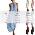 2026 Minimalist Halter Neck Maxi Dress, Casual Loose Fit Summer Dress ...