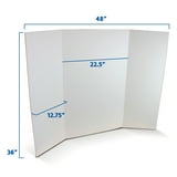 Flipside Products 1-Ply Project Board, 36" x 48", White, Pack of 4 ...