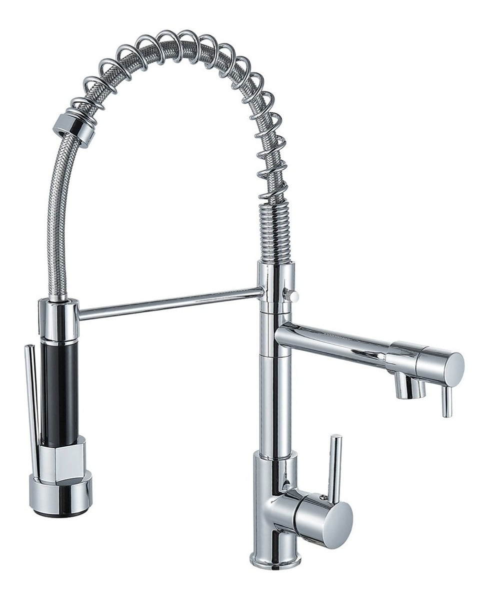 Monomando PARA Fregadero MAXIMS TZ9001 Cuello Flexible Acabado Cromado ...